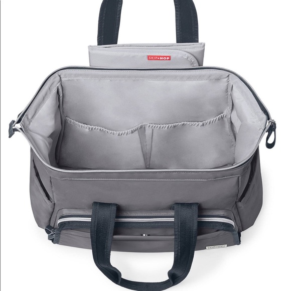 Skip Hop | Bags | Skip Hop Mainframe Wide Open Diaper Satchel Slate ...